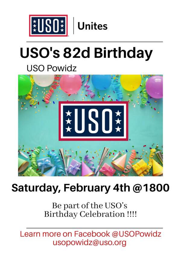 USO's 82nd Birthday Celebration • USO Poland